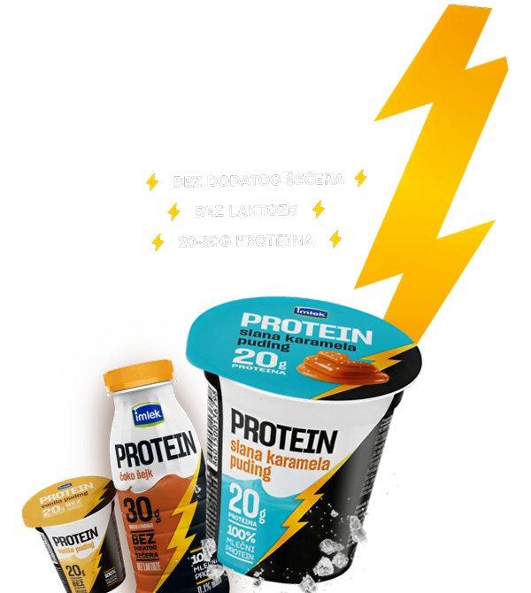 Imlek Protein proizvodi - Proteinski šejkovi i puding - Imlek